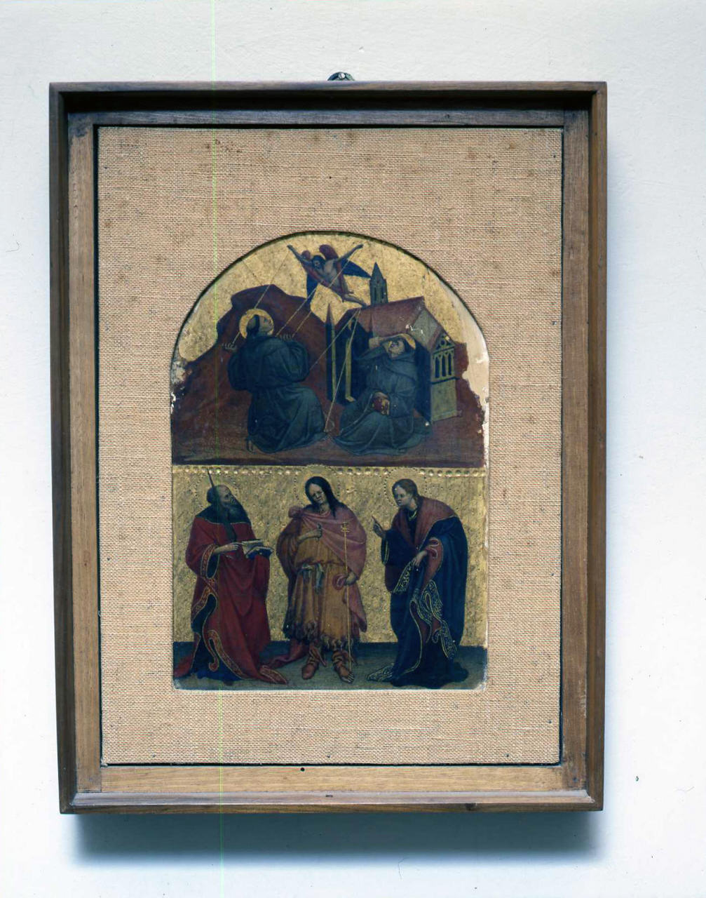 San Francesco d'Assisi riceve le stimmate, Santi (dipinto) di Giovanni ...